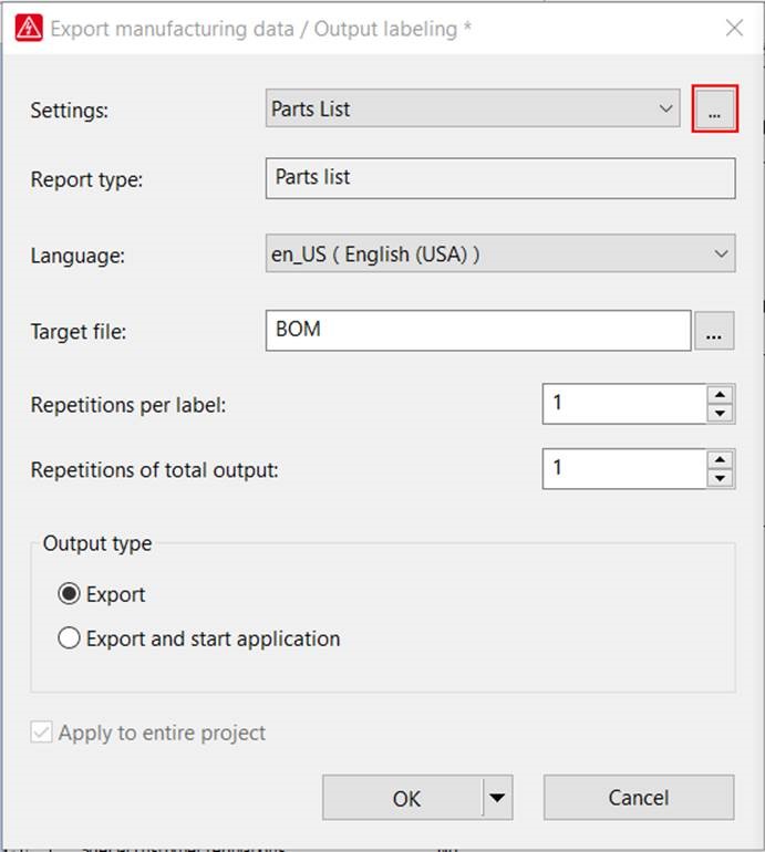 Eplan Faqs Exporting Summarized Parts List To Excel